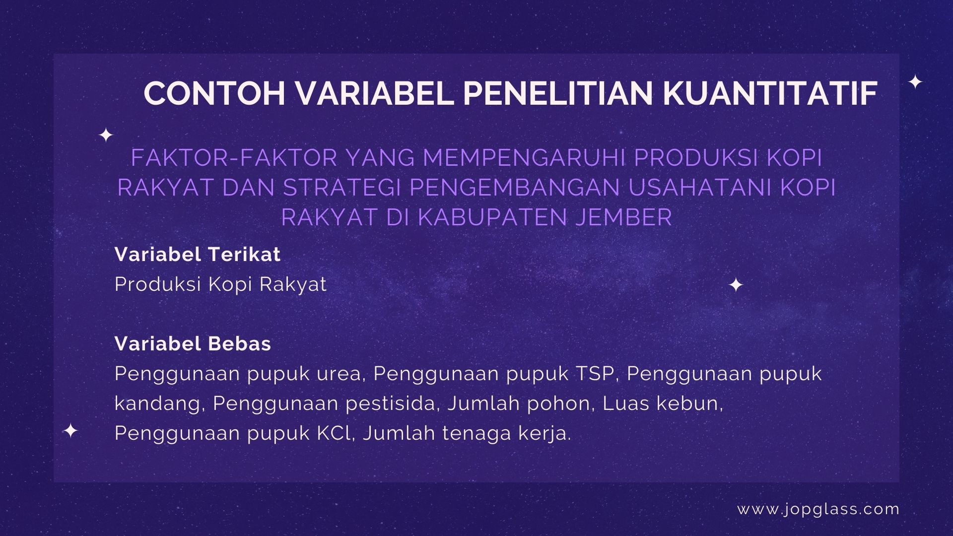 Variabel Penelitian: Pengertian, Contoh dan Jenisnya